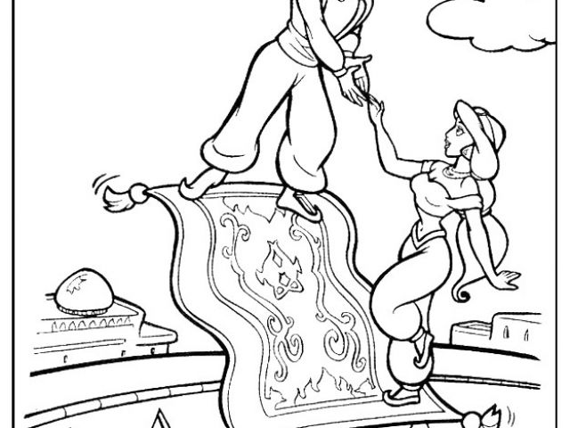 Aladin Et La Lampe Merveilleuse Coloriage 118 Dessins De Coloriage