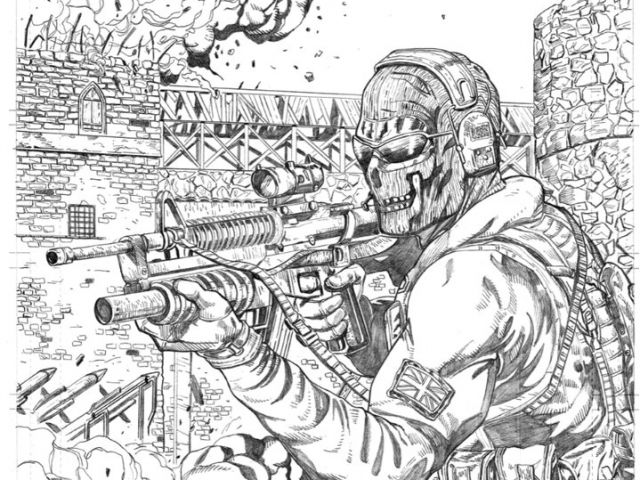 Coloriage Call Of Duty Coloriage De Call Duty | danieguto.net