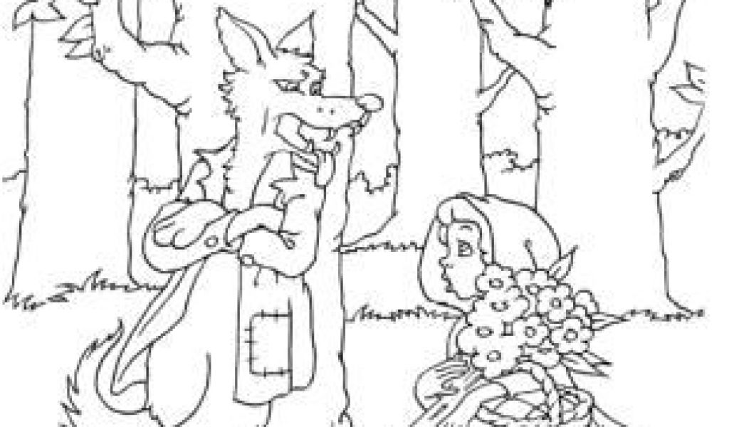 Coloriage Du Petit Chaperon Rouge 221 Best Conte Le Petit Chaperon ...