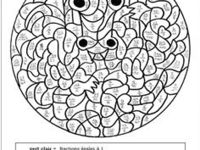 Coloriage Magique Fractions Cm2 Les 386 Meilleures Images De école ...