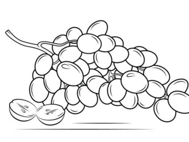 Coloriage Raisin Maternelle Coloriage Raisins | danieguto.net