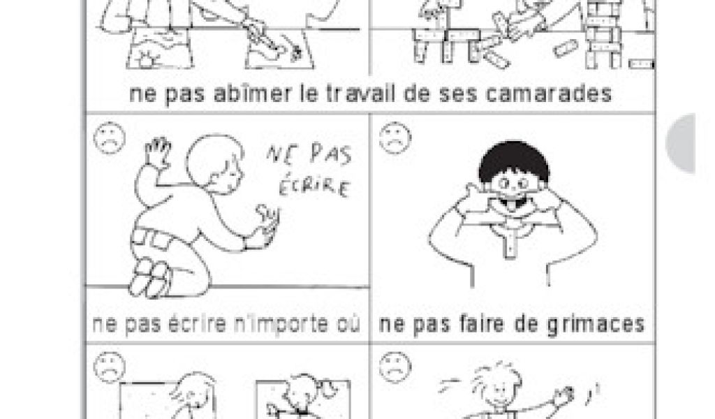 Coloriage Règles De Vie Maternelle Règles De Vie En Maternelle Kp57 ...
