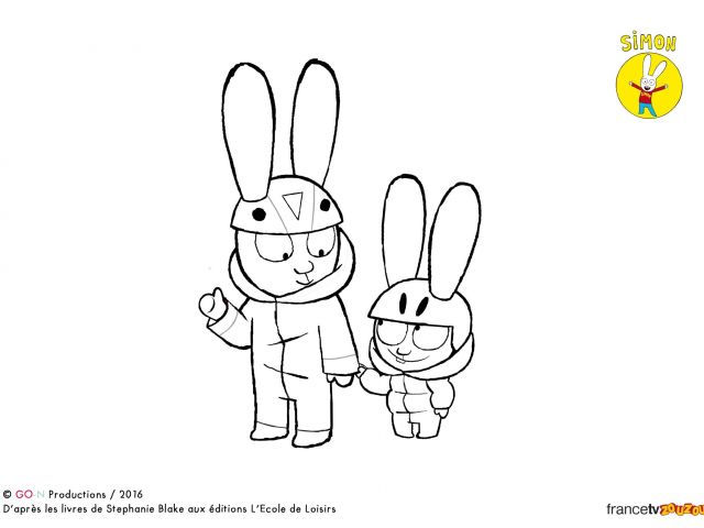 Coloriages Dessin Animé à Imprimer Les Coloriages De Simon Zouzous ...